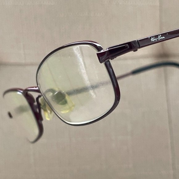 Ray-Ban | Accessories | Vintage Rayban Women Glasses Frame Titanium Red ...